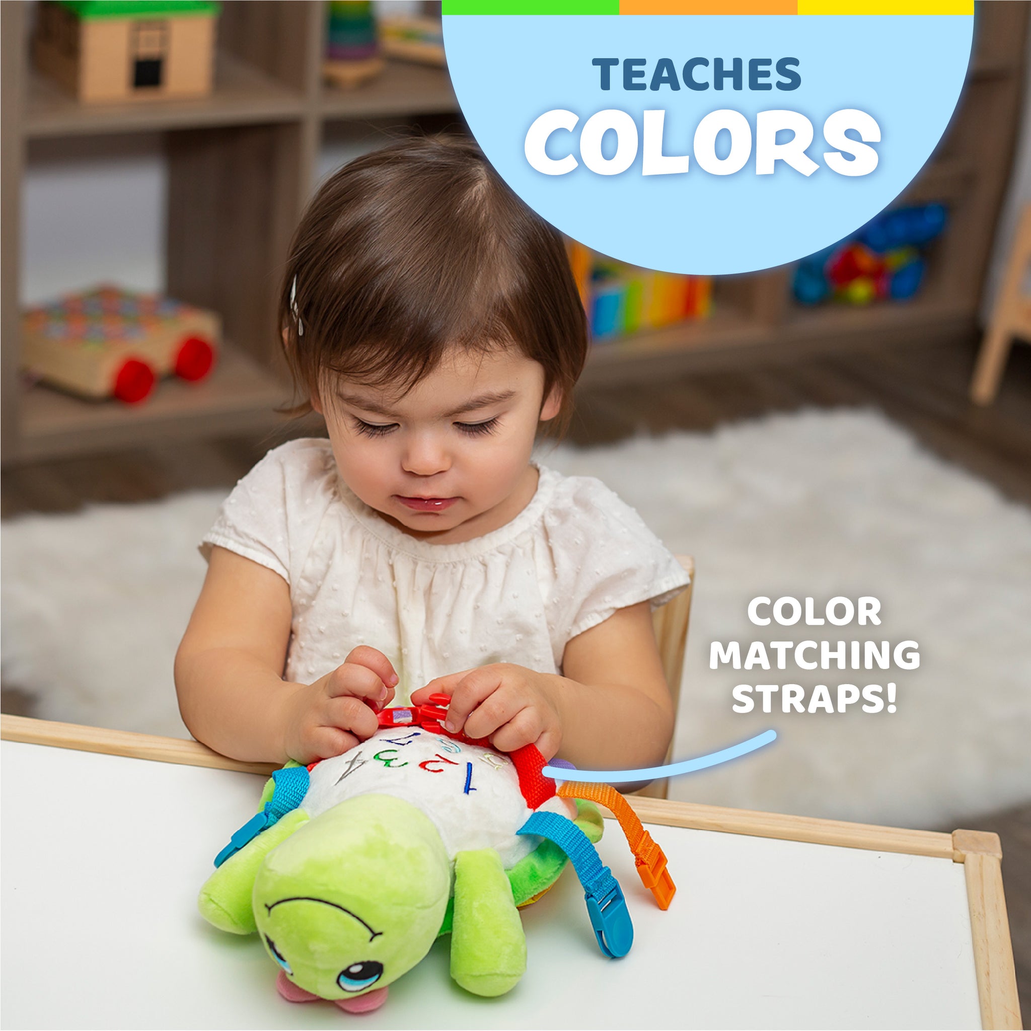 Buckle Toys | Belle Turtle - Learning Activity Toy - Develop Motor ...