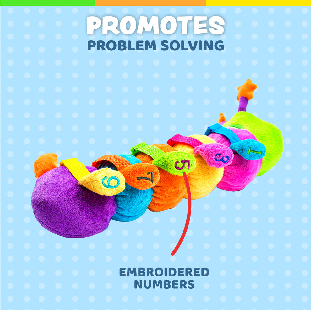 Buckle Toys | Bentley Caterpillar - Toddler Activity Toy - Fine Motor ...